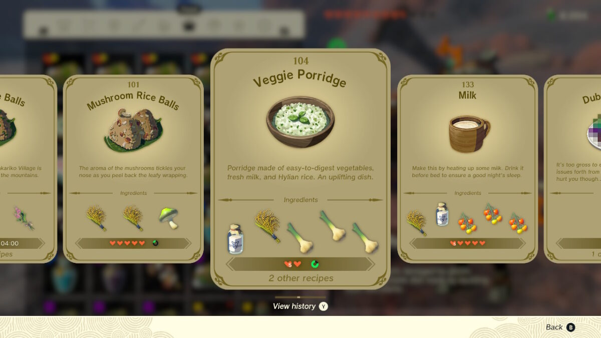 Legend Of Zelda: Tears Of The Kingdom - Best Cooking Recipes To Keep ...