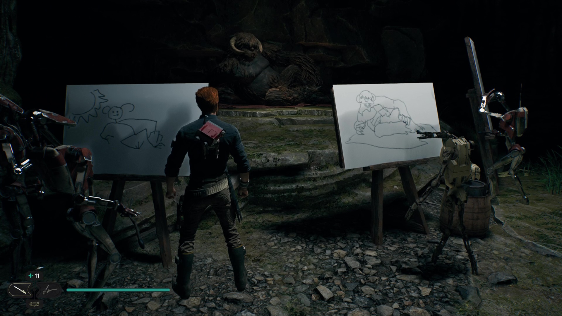 Los Droides De Batalla Son Artistas Terribles En Este Star Wars Jedi ...