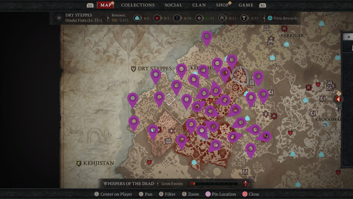 Diablo 4: Where To Find All Altars of Lilith [MAP] - Gameranx