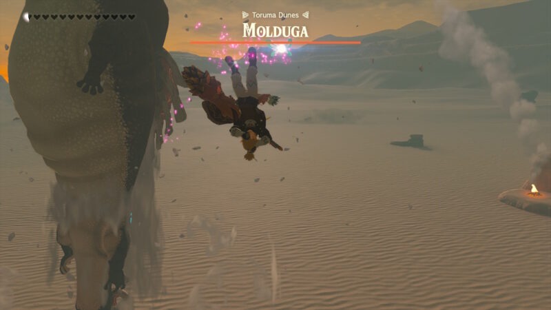 Legend Of Zelda: Tears Of The Kingdom - How To Defeat Molduga | Overworld Boss Guide - Gameranx