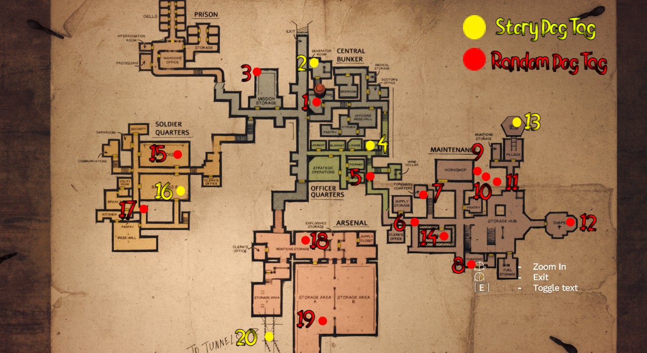 Amnesia: The Bunker - All Dog Tag Locations - Gameranx