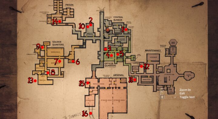 Amnesia: The Bunker - All Photos Locations - Gameranx