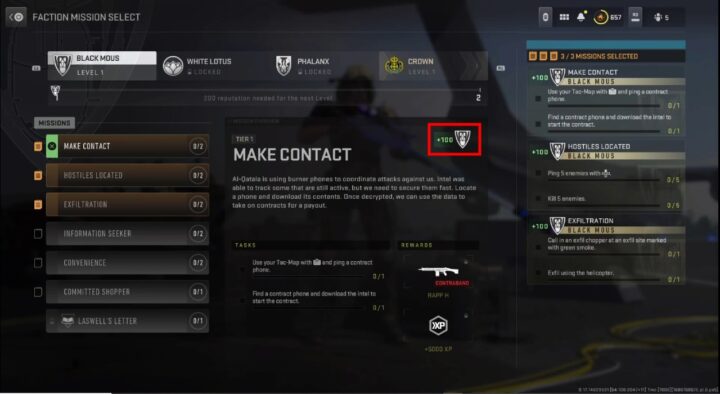 Call of Duty: Warzone 2.0 DMZ - How to Get Faction Reputation - Gameranx