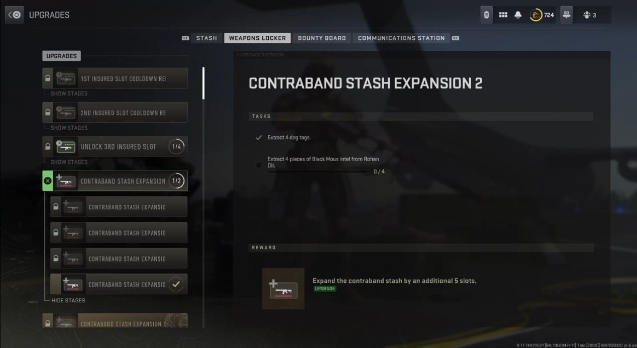 Call of Duty: Warzone 2.0 DMZ - How to Fully Upgrade Contraband Stash ...