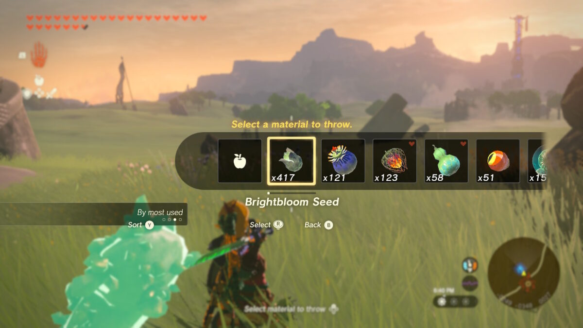 Tears of the Kingdom: How To Throw Items - Gameranx