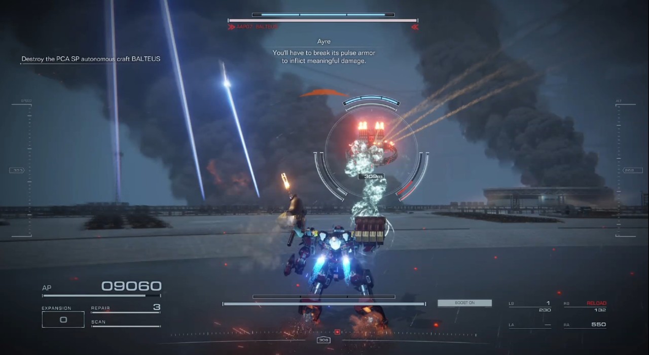 Armored Core 6: Fires of Rubicon - How to Beat The Balteus Boss Fight ...