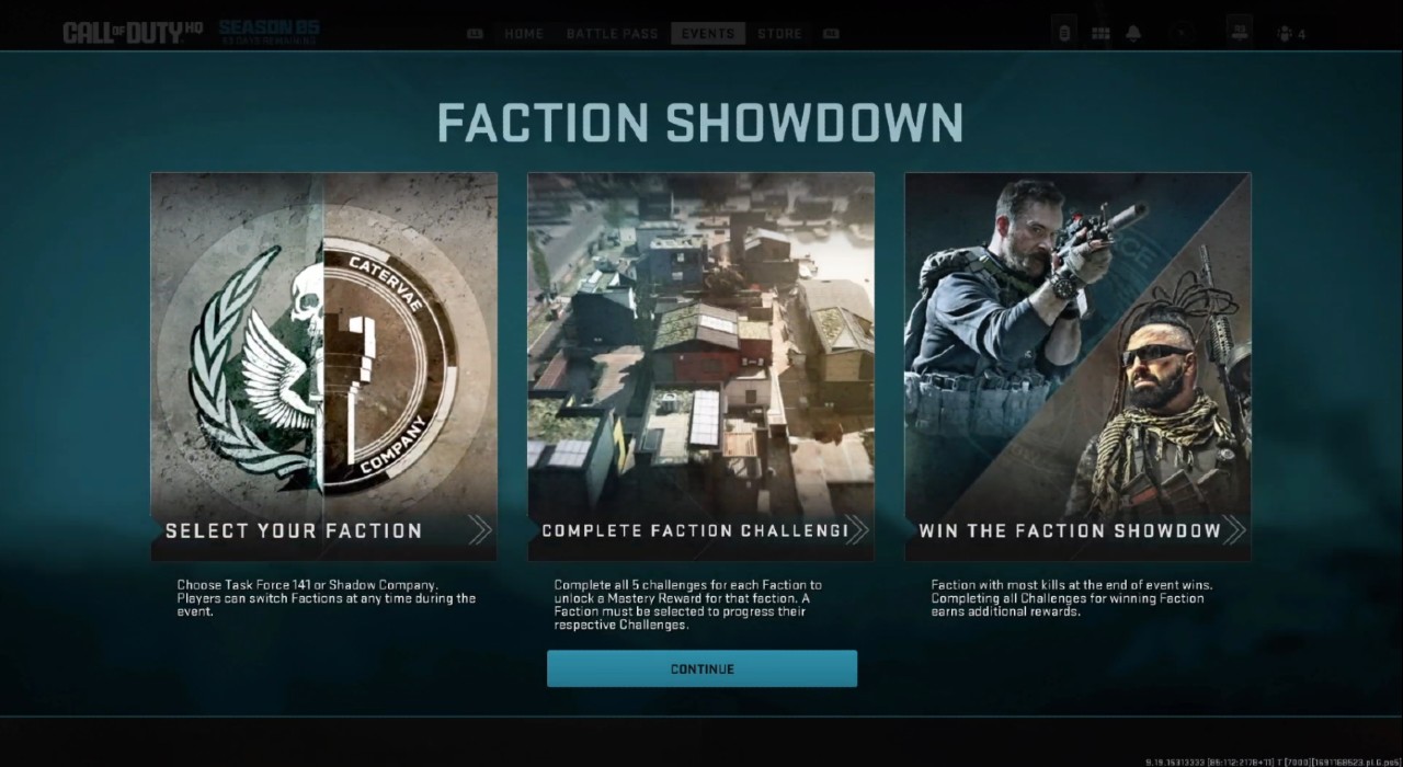 Call of Duty: Modern Warfare 2 and Warzone 2.0 - Faction Showdown Event ...