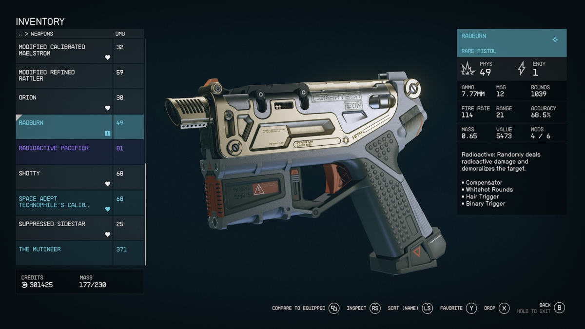 These 2 Secret Pistols Might Be The Best Guns In Starfield - Gameranx