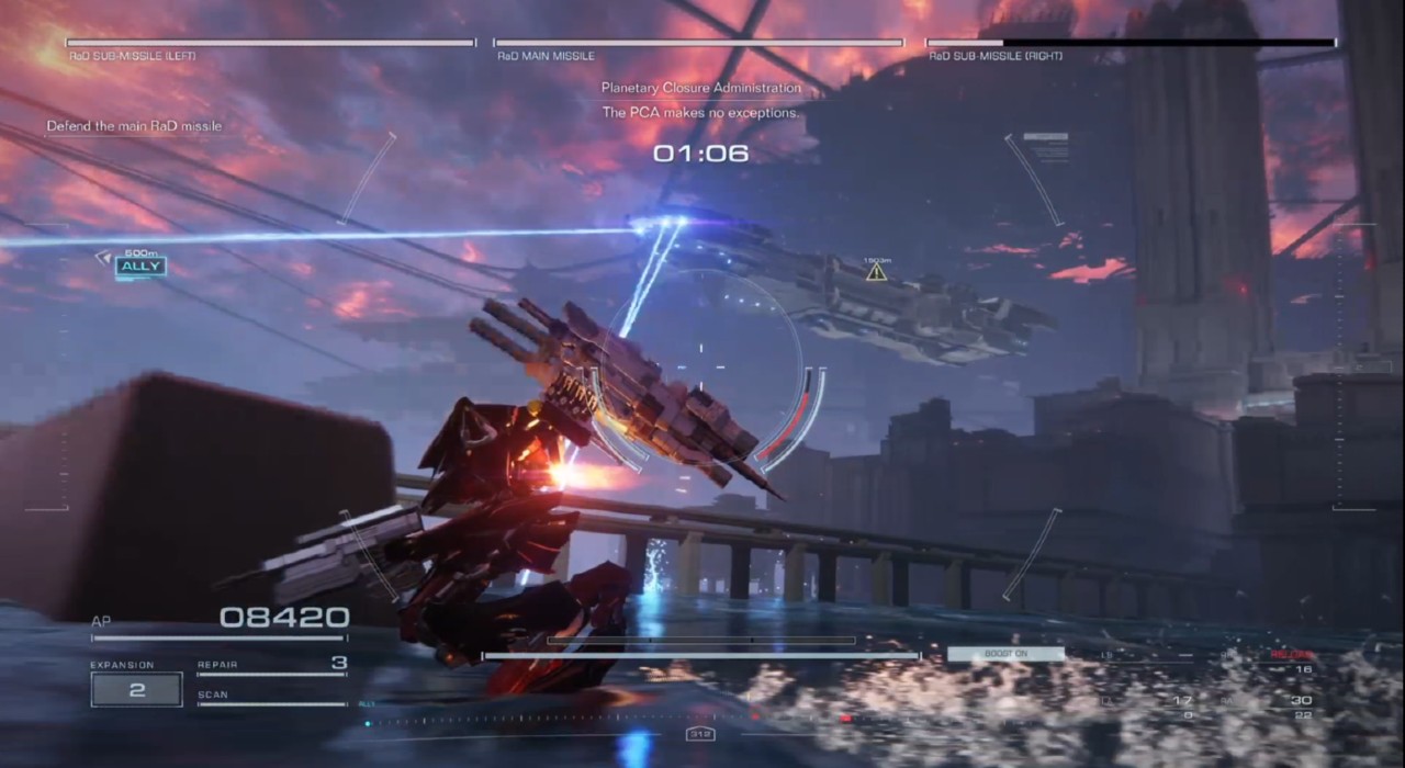 Armored Core 6: Fires of Rubicon - Heavy Missile Launch Support ...
