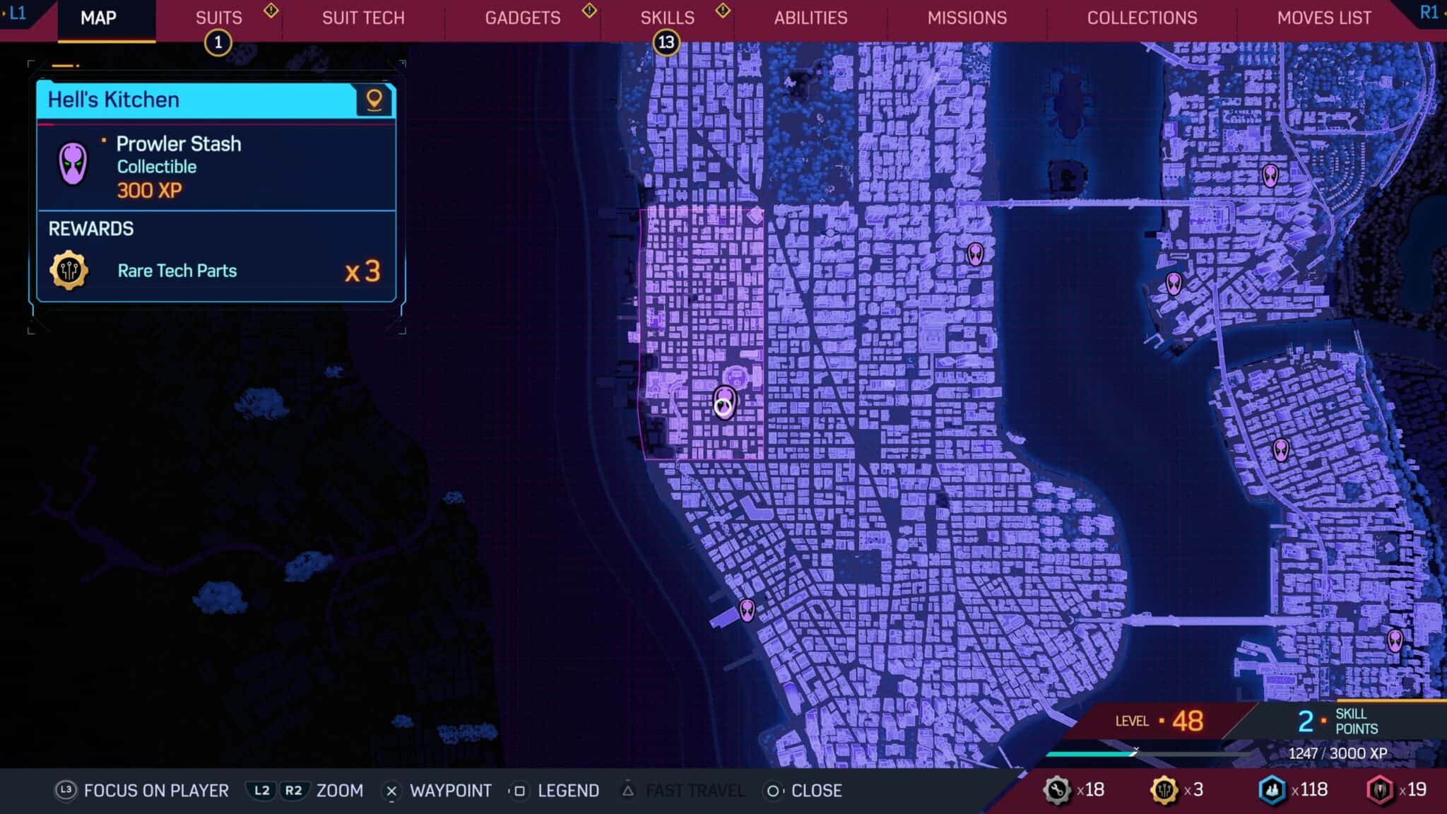 Marvel's Spider-Man 2: Prowler Stashes Collectibles Guide - Gameranx