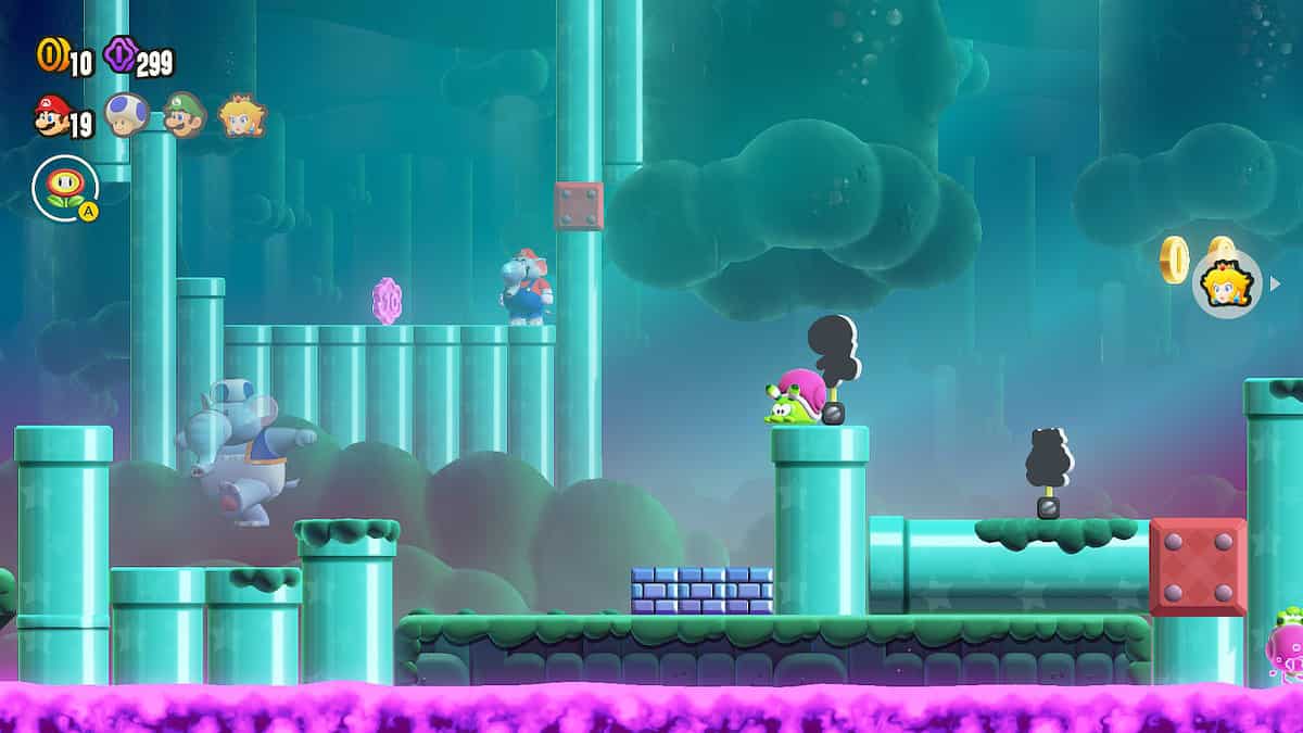 Super Mario Wonder: Where To Find Every Collectible In ‘Swamp Pipe ...