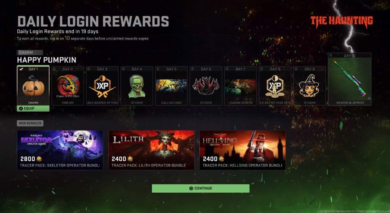 Call of Duty: Modern Warfare 2 and Warzone – All Daily Login Rewards ...