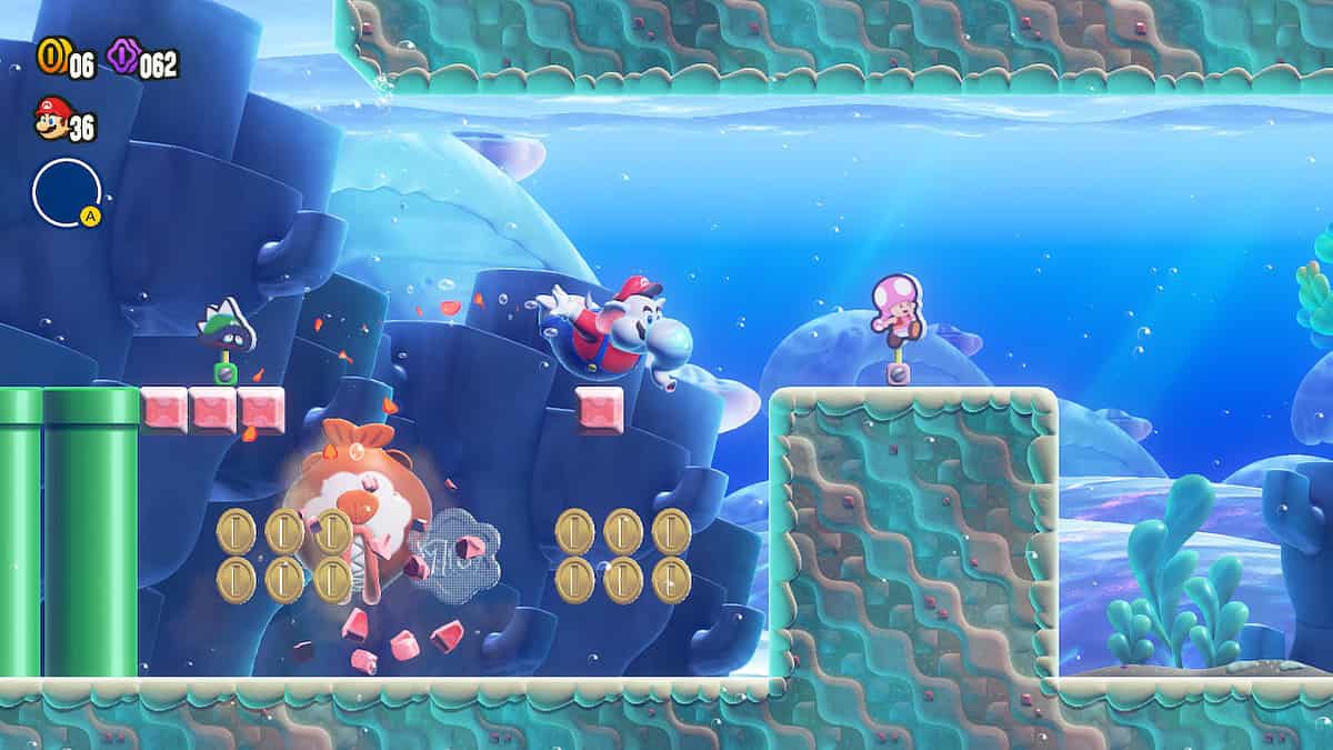 Super Mario Wonder: How To Complete ‘Leaping Smackerel’ - Gameranx