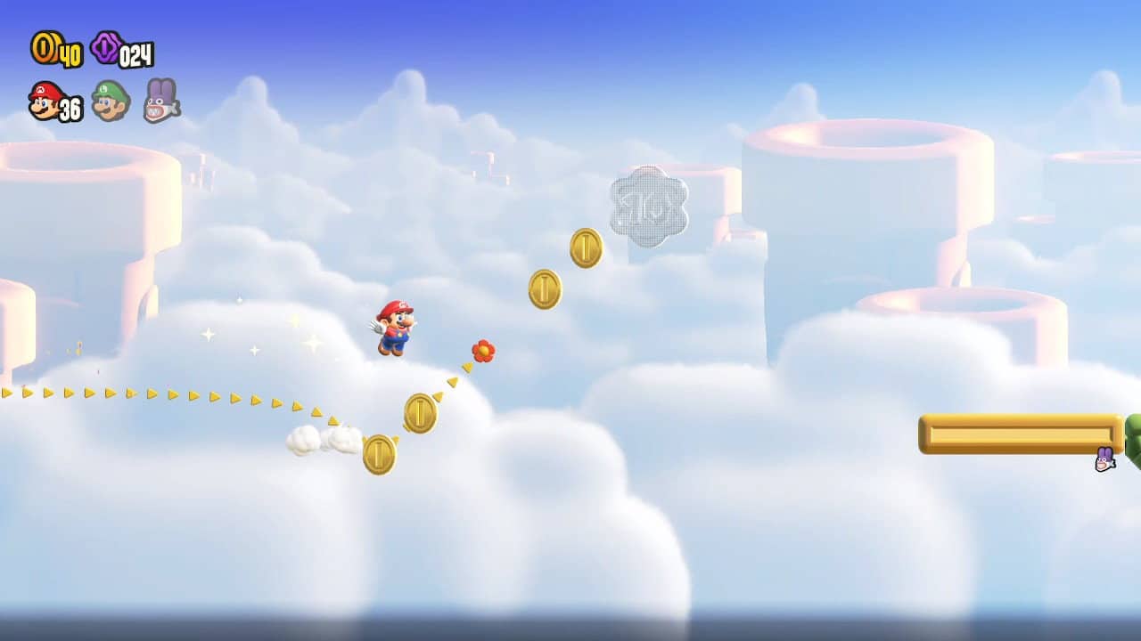 Super Mario Wonder: Where To Find Every Collectible In ‘Jet Run 1 ...