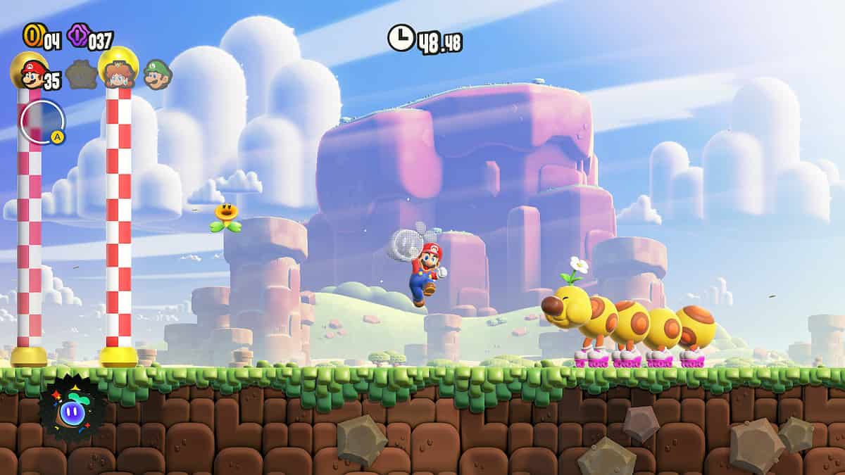 Super Mario Wonder: How To Win ‘Wriggler Race - Mountaineering’ Guide ...