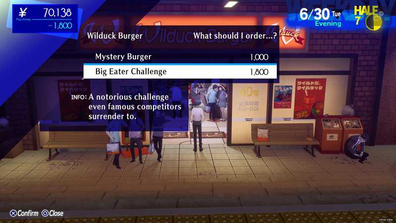 Persona 3 Reload: How To Complete Wilduck Burger Big Eater Challenge ...
