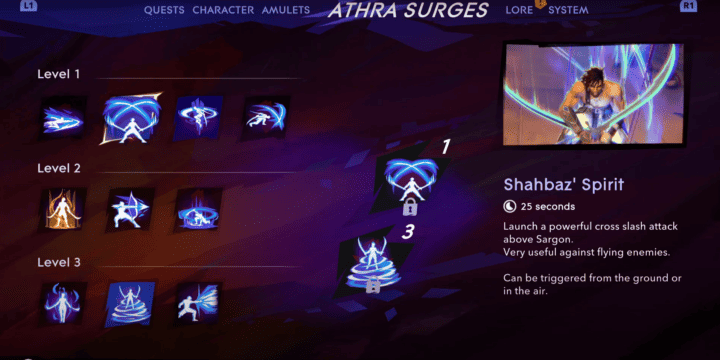 Prince of Persia: The Lost Crown - How to Quickly Gain the Athra Surges ...