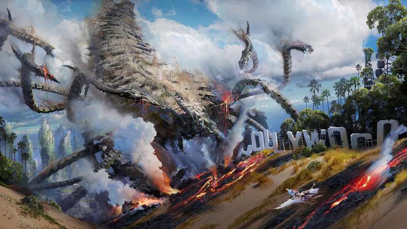 Horizon Forbidden West Burning Shores Team Talks Epic Horus Boss Fight ...