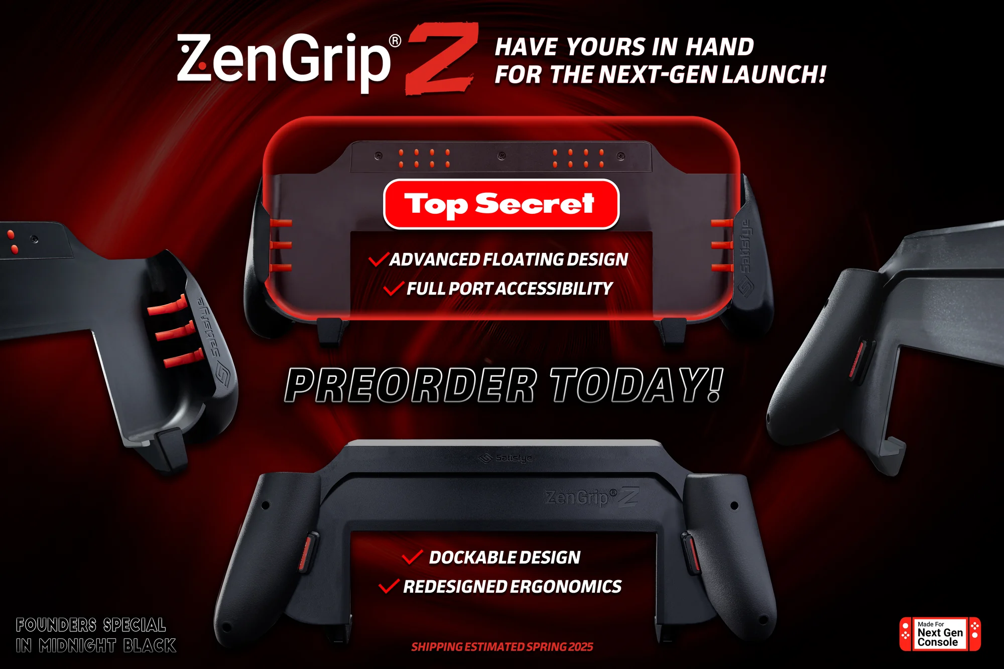 Upcoming Portable Grip ZenGrip 2 Might Be The First Official Switch 2 ...