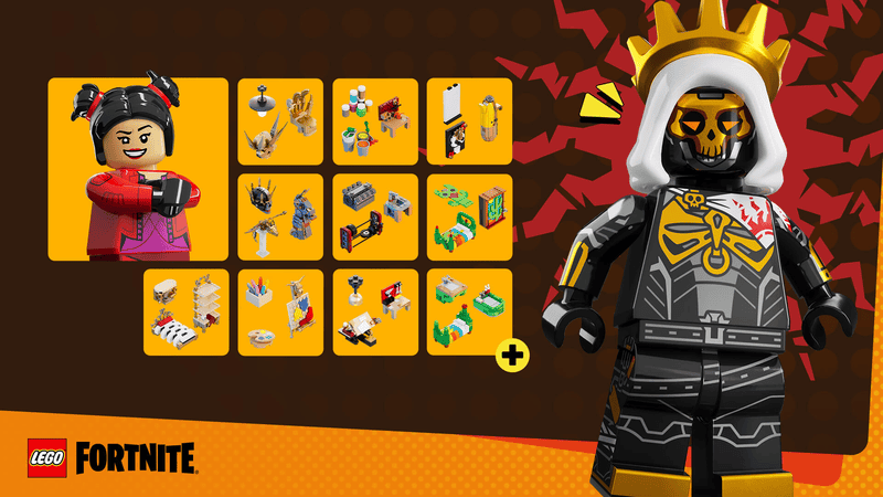 LEGO Fortnite: All Goldrush Gallery Pass Contents - Gameranx