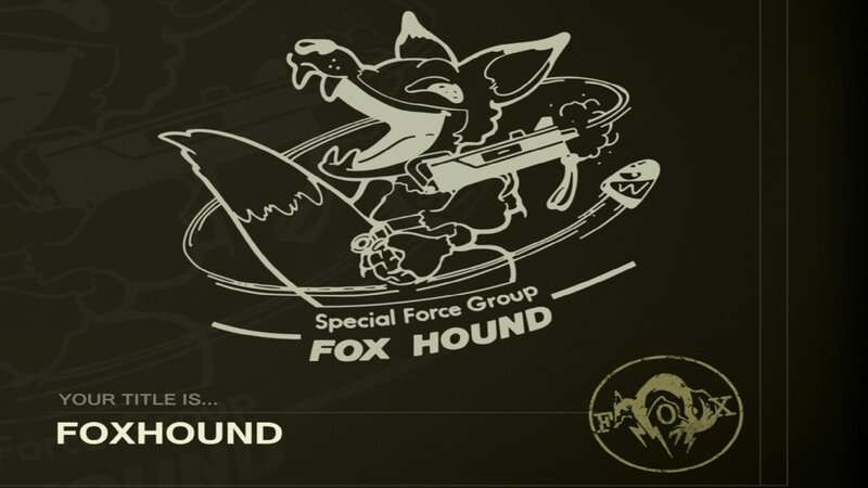 Metal Gear Fox Hound Logo