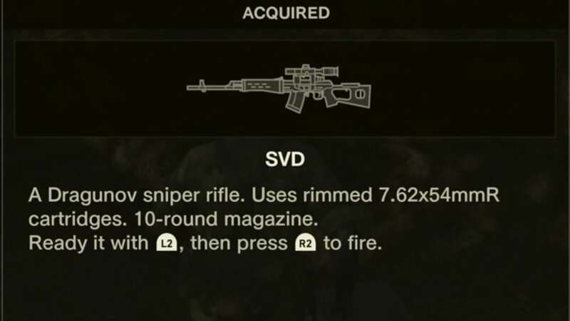 Metal Gear Solid Delta: Snake Eater - All SVD Sniper Rifle Locations ...