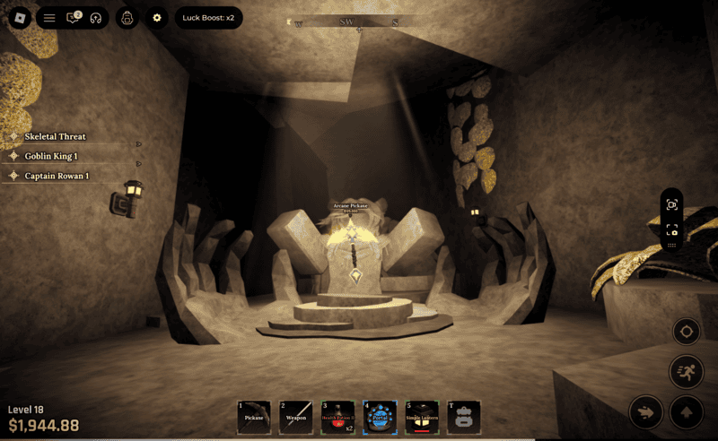 Roblox: The Forge - Finding the Arcane Pickaxe - Gameranx